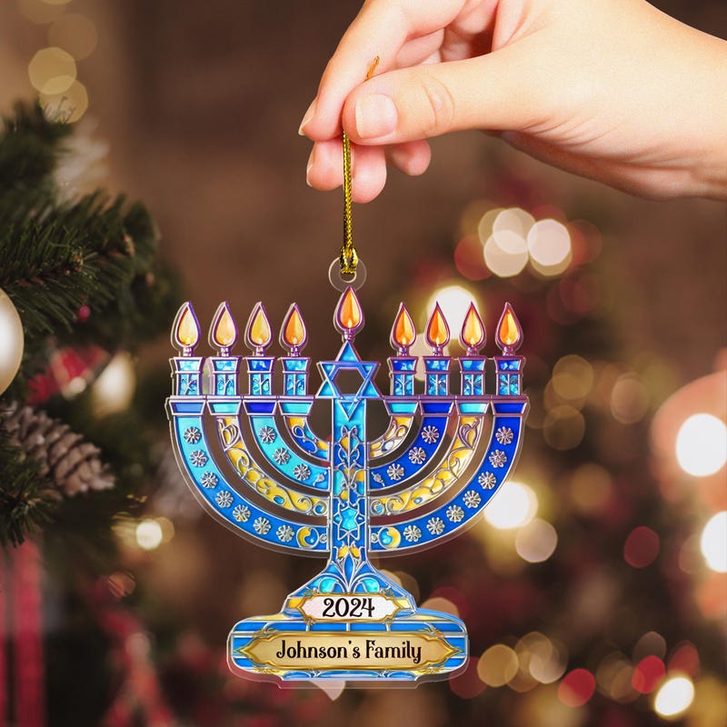 Hanukkah Ornament - Etsy