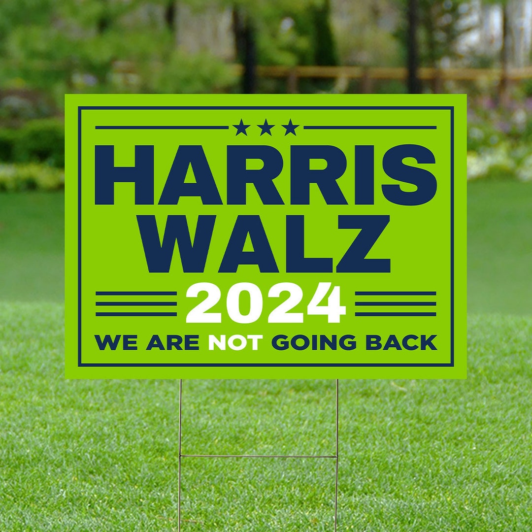 Harris Walz 2024 Not Going Back Brat Green Election, Kamala Harris Tim ...