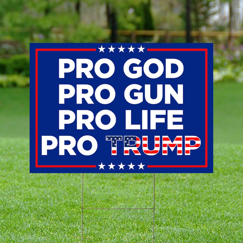 Pro Trump Yard Signs - Etsy