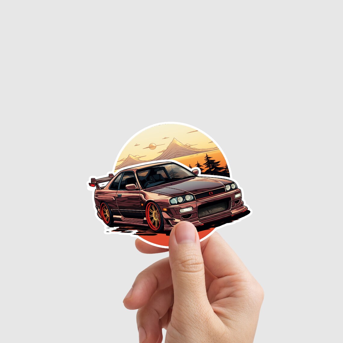 JDM Car Stickers Car Enthusiast Sticker Japanese Car Sticker R33 GTR ...