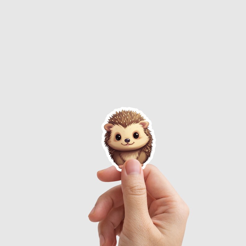 Hedgehog Sticker Cute Hedgehog Kawaii Hedgehog Stickers - Etsy