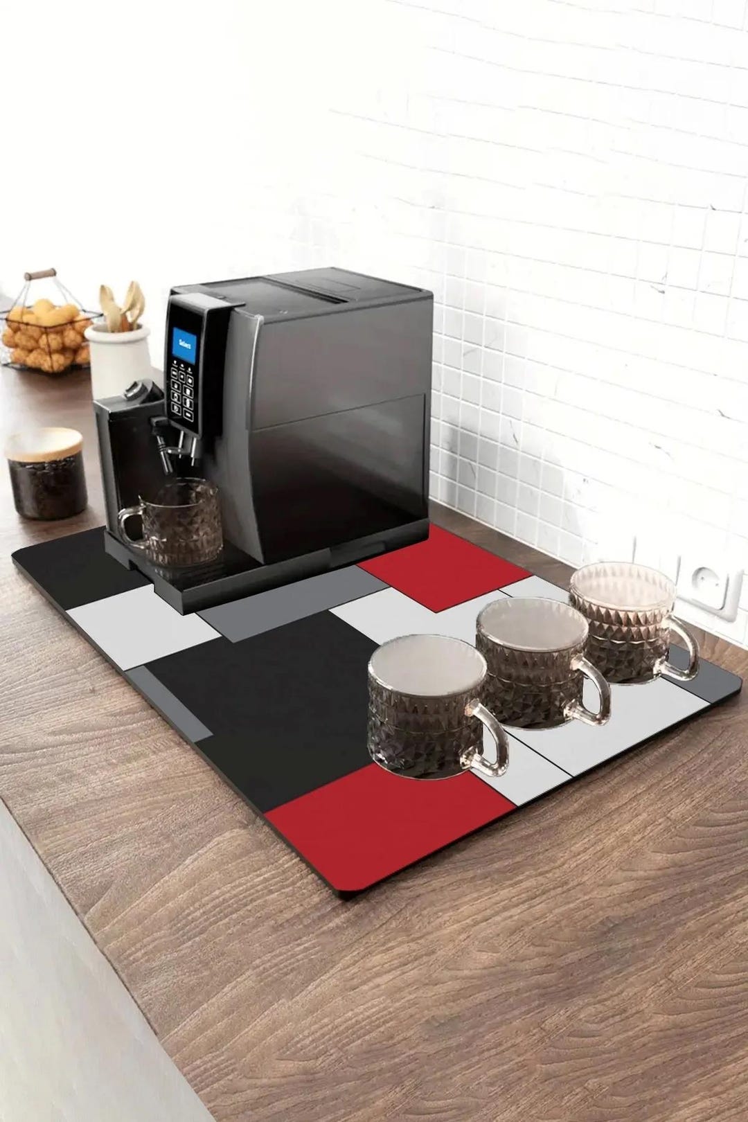 Customize Coffee Mat Cafe Coffee Mats Tea Espresso Machine Pad ...
