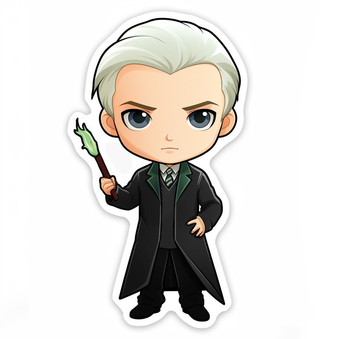 Big Sticker: Draco Malfoy Magical Decals Whimsical - Etsy