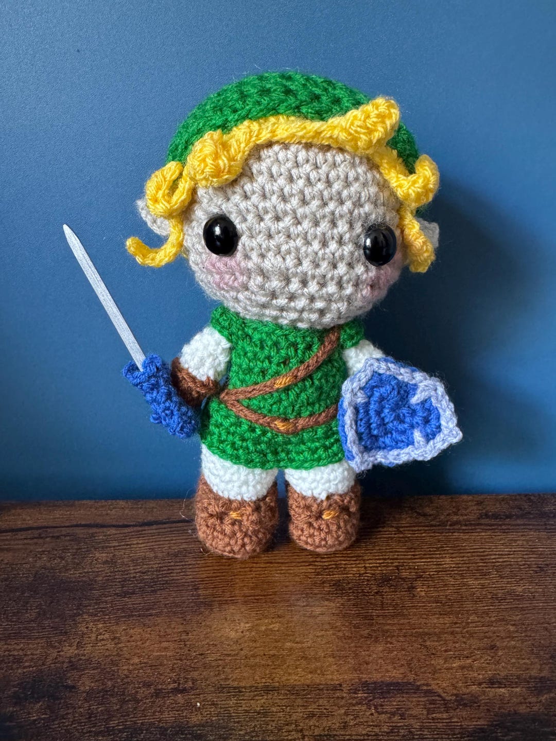 Handmade Link Crochet Plushie: Legend of Zelda Gamer Gift - Etsy
