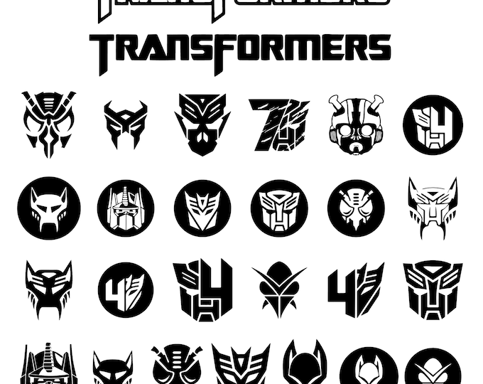 Transformers Svg, Transformers Logo, Bumblebee Svg, Optimus Prime Svg ...
