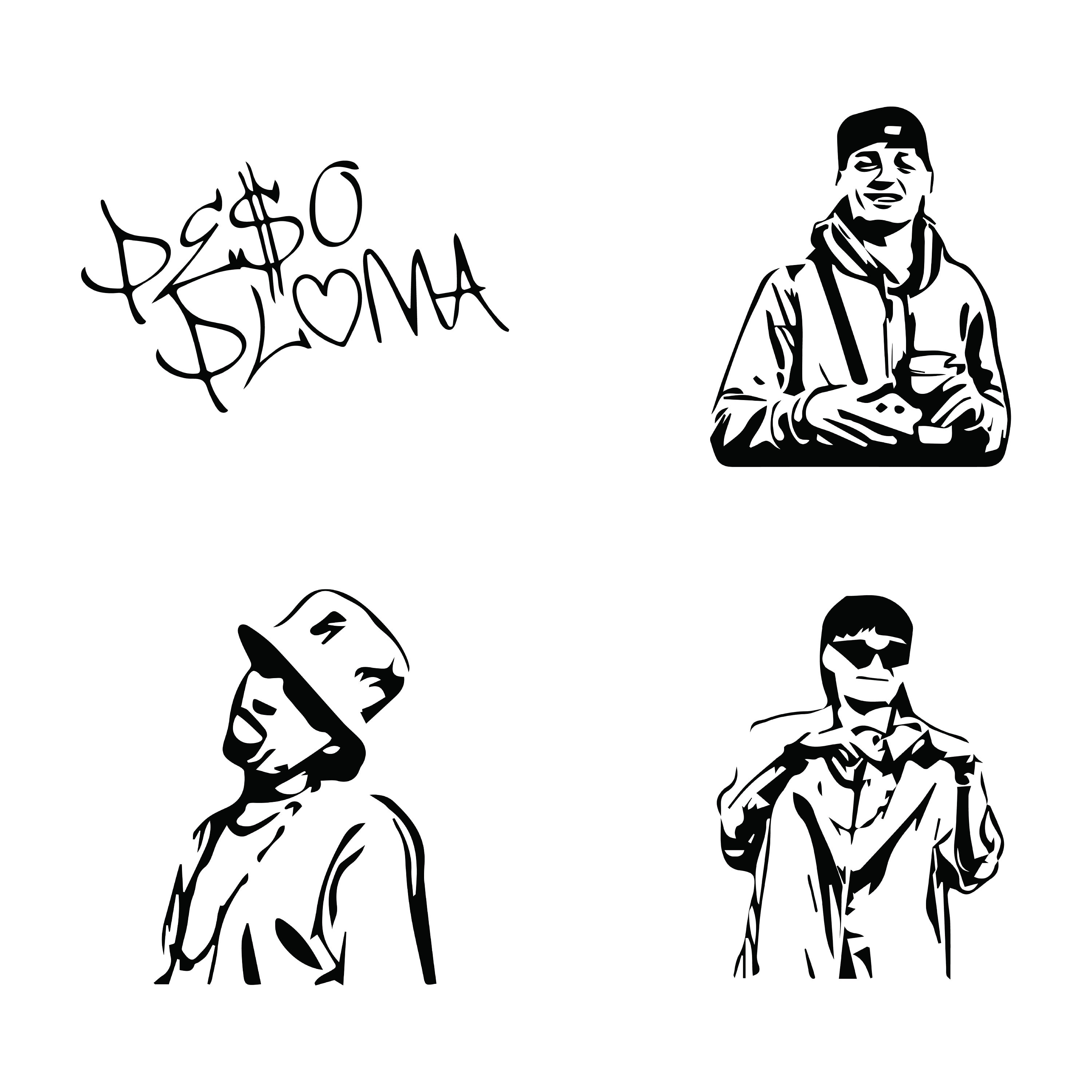 Peso Pluma SVG, Peso Pluma Kitty, Peso Pluma Digital Clipart, Peso ...