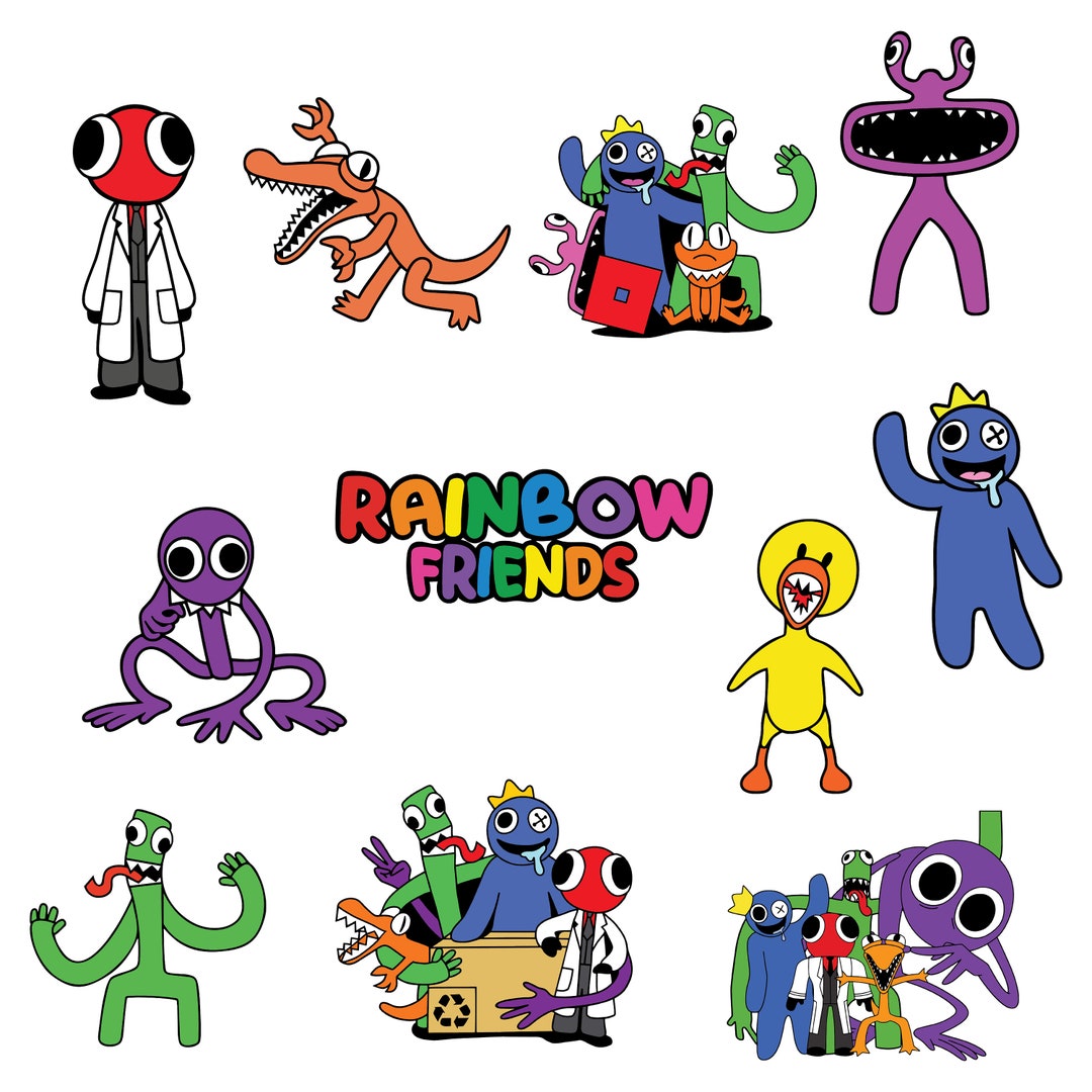 Bundle Rainbow Friend Svg, Rainbow Friend Svg, Rainbow Friend SVG and ...