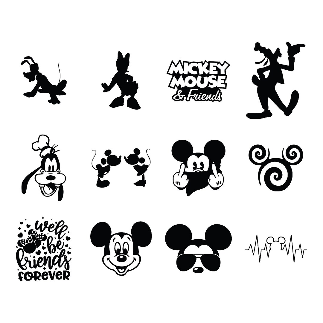 Mega Mickeyy & Friends SVG Bundle, Family Vacation Png, Family Trip SVG ...