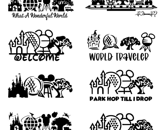 Disney Parks What a Wonderful World - Etsy