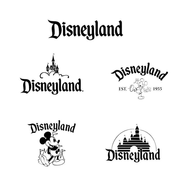 Disneyland Text SVG, Disneyland Alphabet SVG, Disneyland Font Svg ...