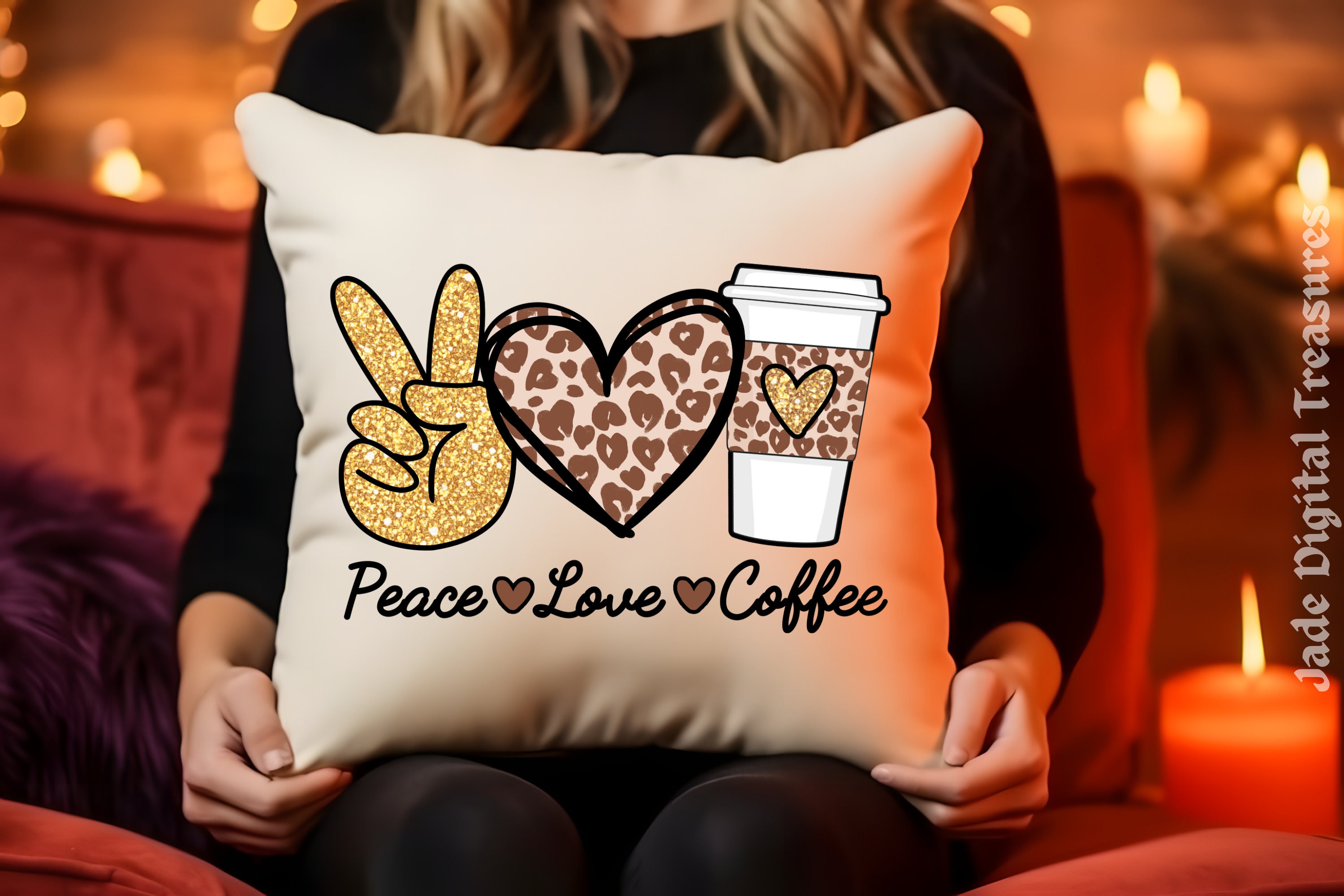 Peace Love Coffee Png, Peace Love Coffee, Coffee Png, Sublimation ...