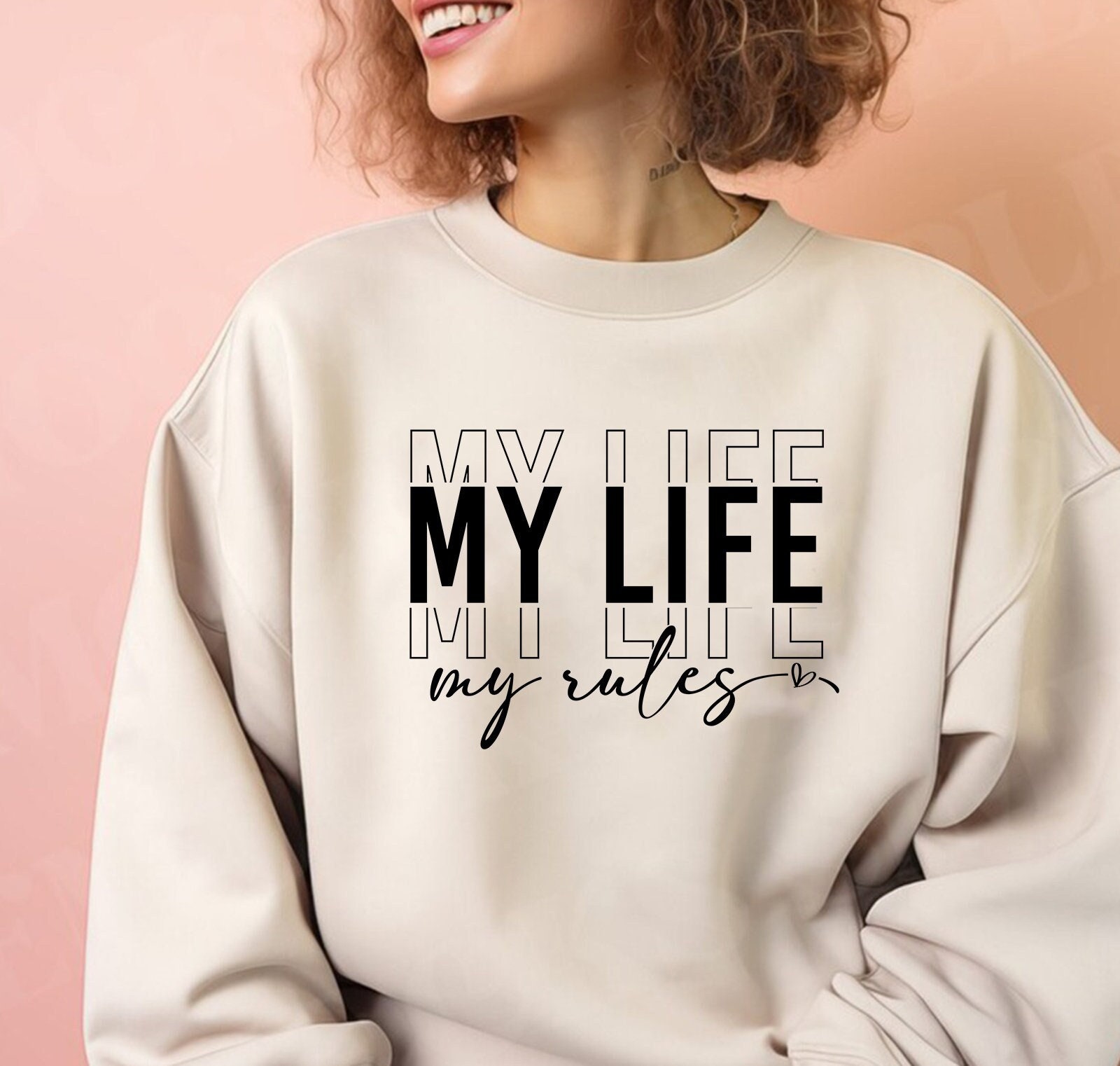 My Life My Rules SVG PNG, Motivational Svg, Mental Health Svg, Love ...