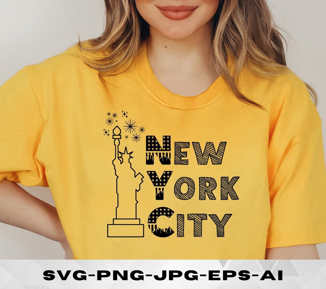 New York City Svg, NYC Svg ,new York Statue of Liberty Svg,new York ...