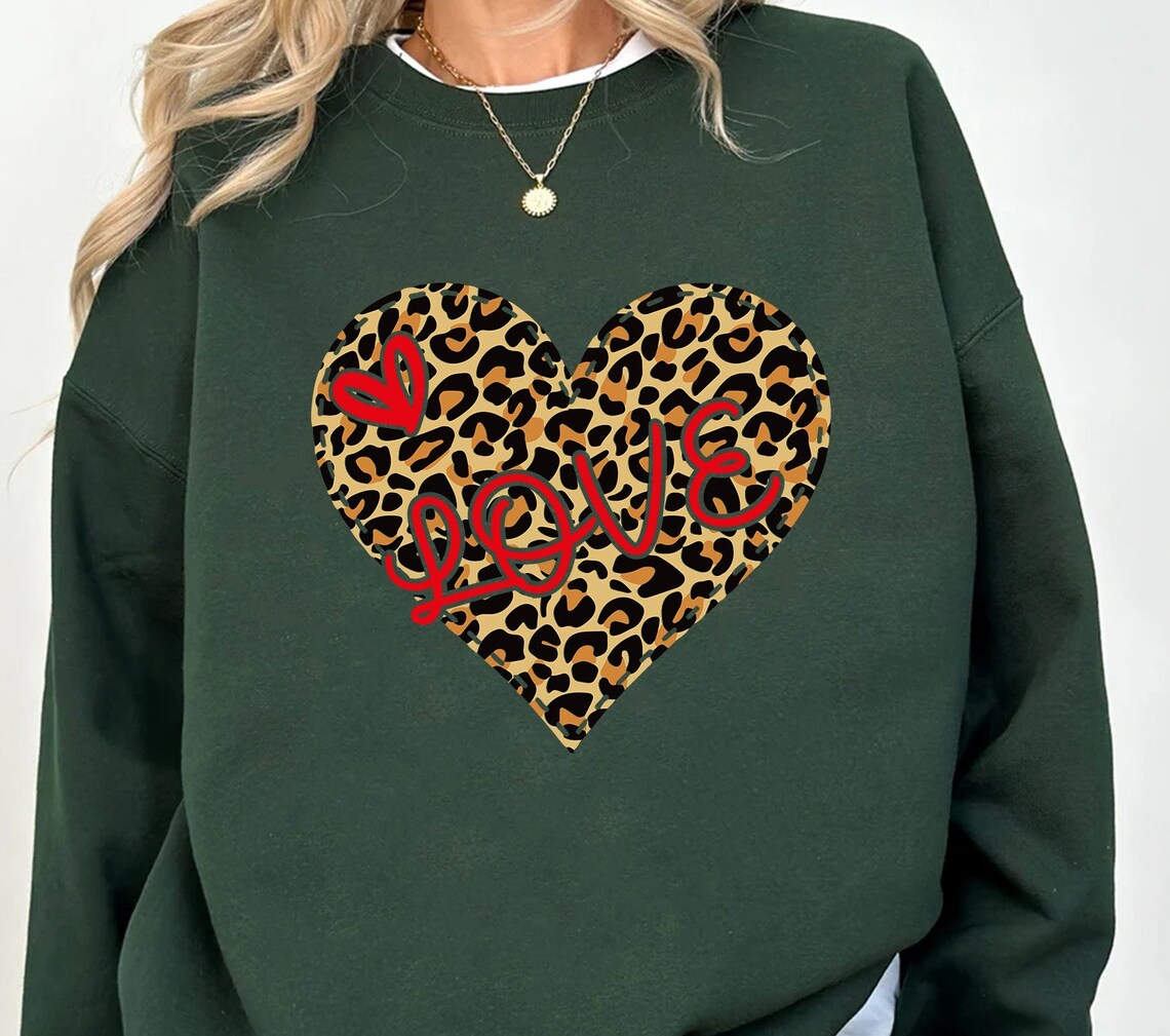 Leopard Love Png, Love Png, Love Shirt Png, Love Heart Png, Valentine ...