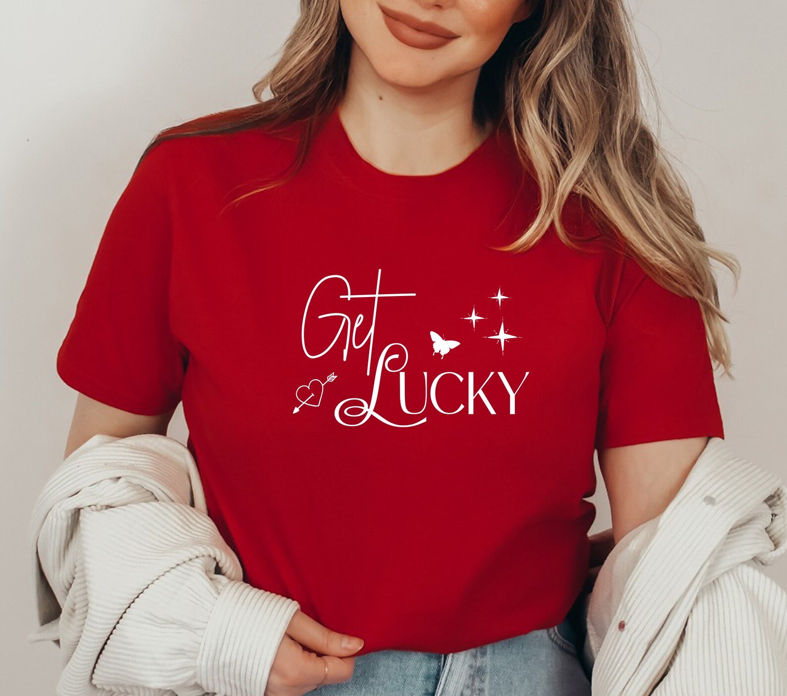 Get Lucky Svg Lucky Girl Svg Motivationel Quotes Svg St Etsy