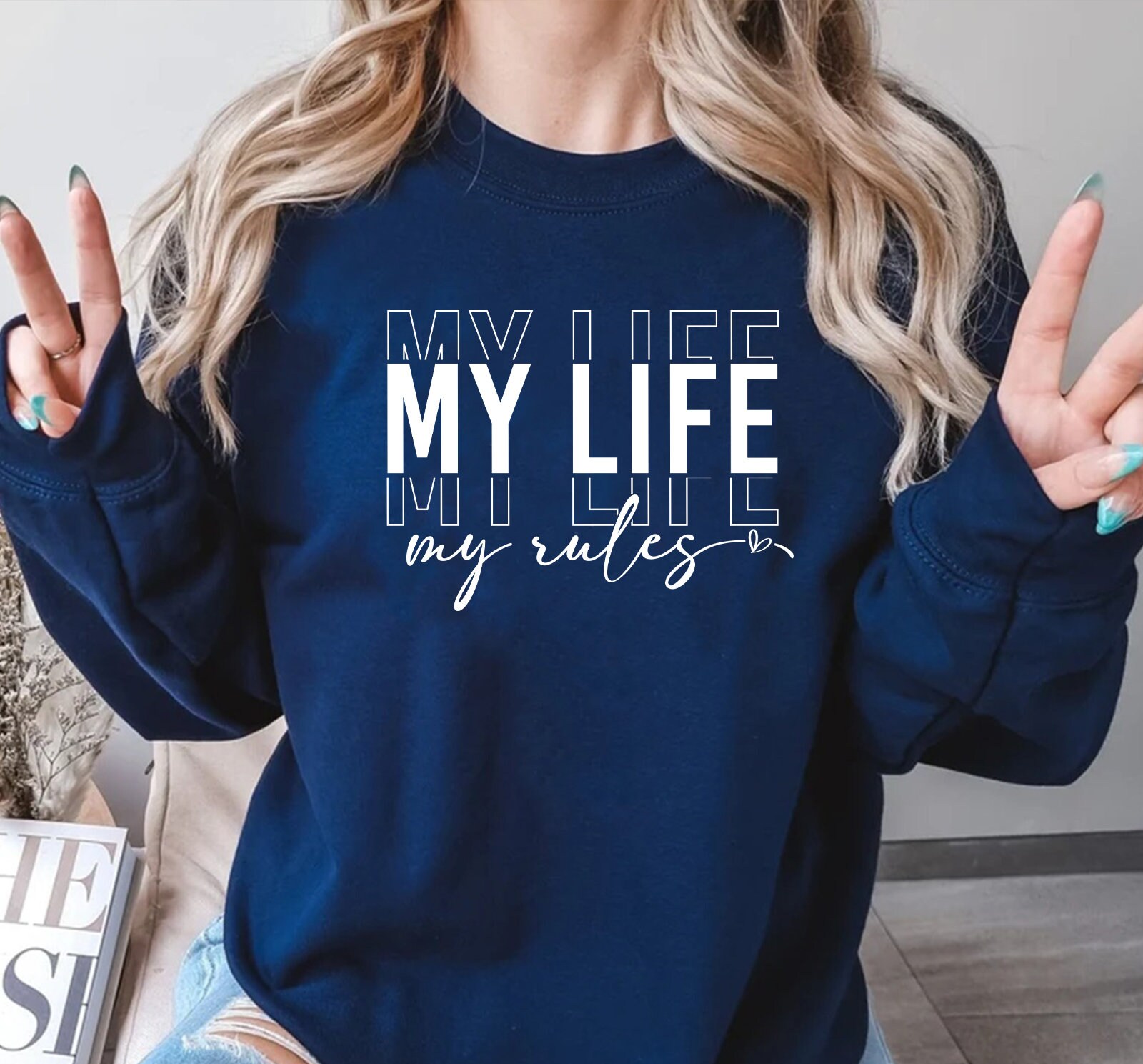 My Life My Rules SVG PNG, Motivational Svg, Mental Health Svg, Love ...