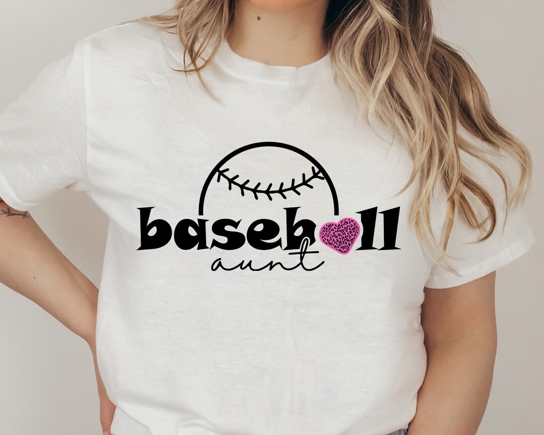 Baseball Aunt Svg, Baseball Auntie, Baseball Aunt Shirt Svg, Baseball ...