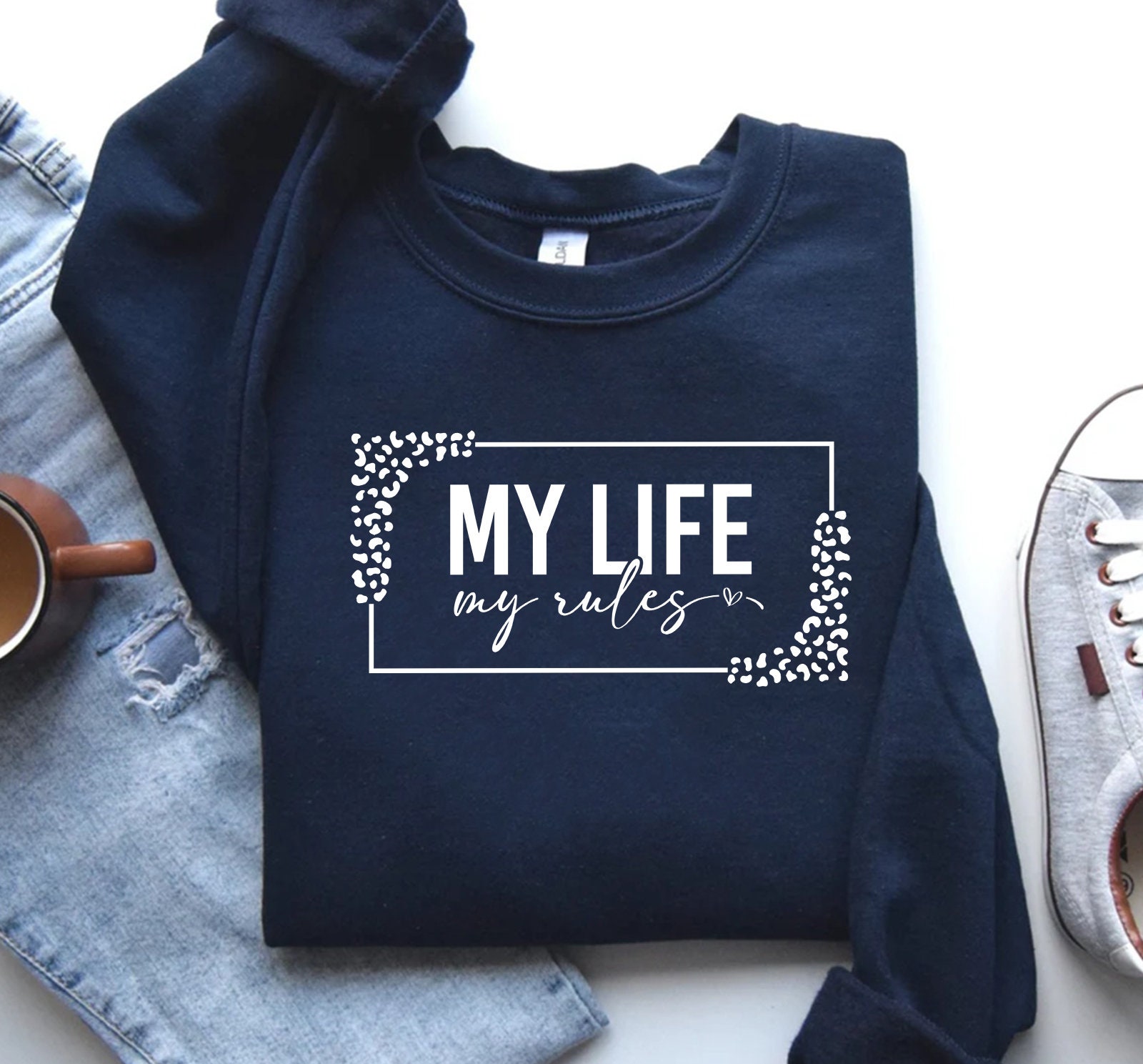 My Life My Rules SVG PNG, Motivational Svg, Mental Health Svg, Love ...