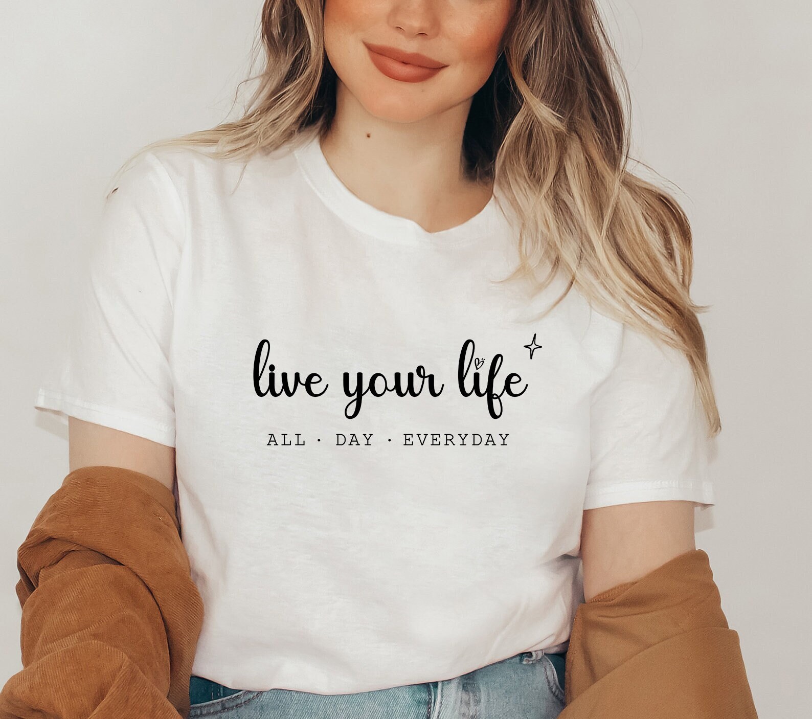 Live Your Life Svg, Self Love Svg, Motivational Quotes Svg, SVG File ...