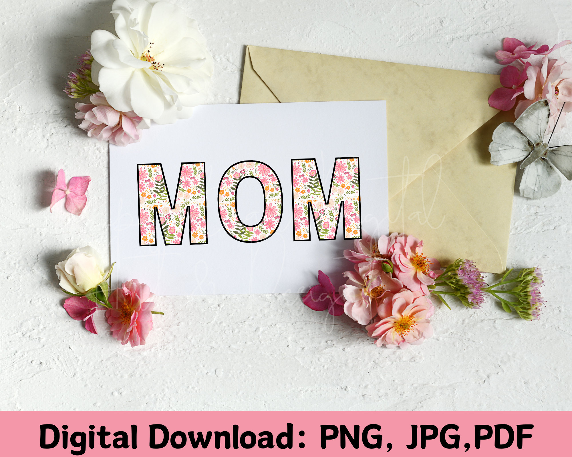 Mom PNG, Mothers Day PNG, Mom PNG, Wildflowers Png, Flower Png, Mothers ...