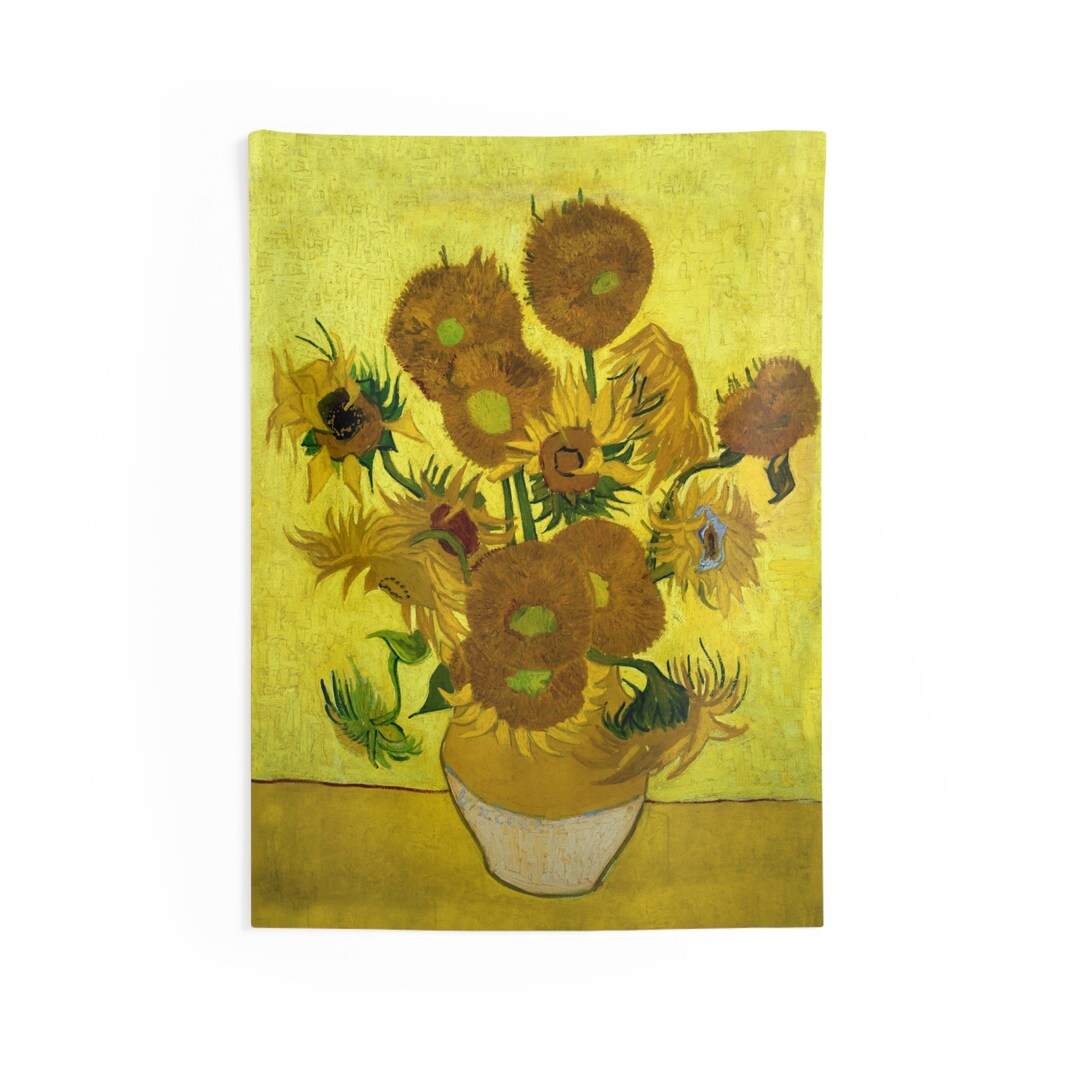 Vincent Van Gogh Sunflowers / Indoor Wall Tapestries - Etsy
