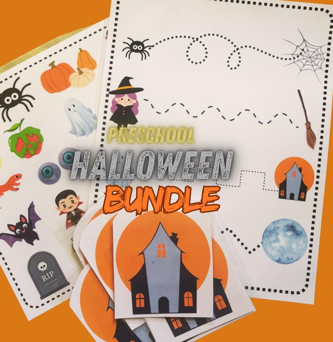 Preschool/pre-k Halloween Activity Bundle - Etsy