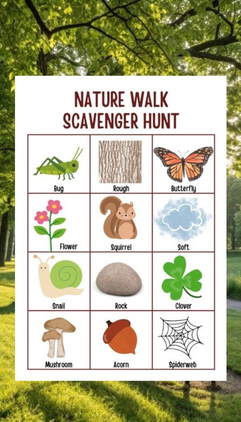 Spring Scavenger Hunt - Etsy