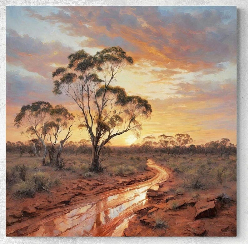Australian Outback Print ~ Stretched Canvas ~ Australian Wall Art ...