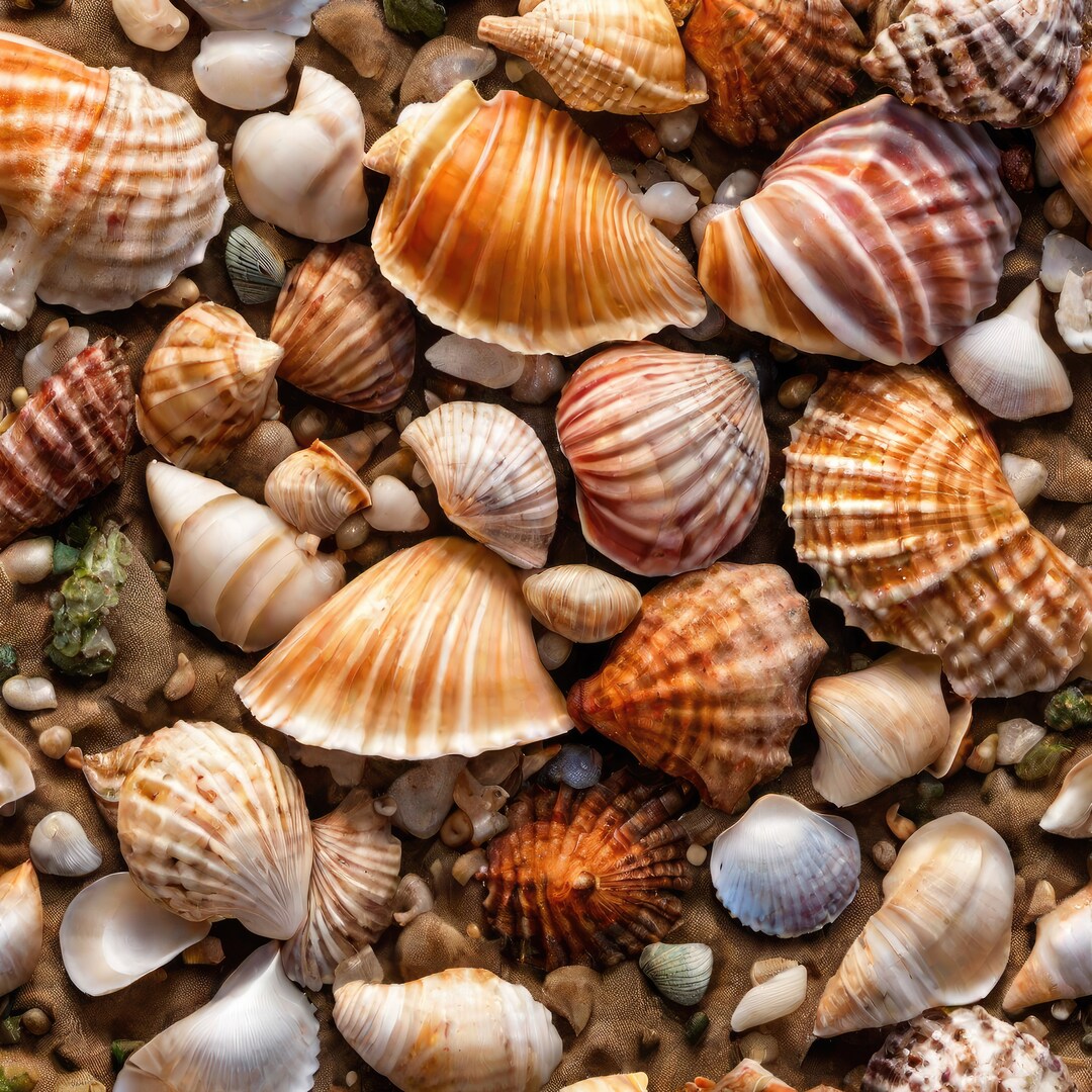 Printable Photo Art Shells Beachcomber's Delight - Etsy