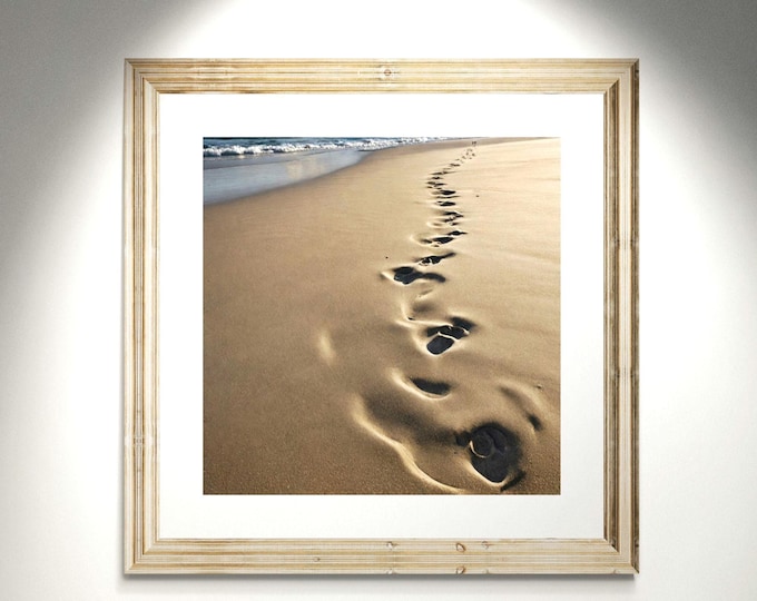 Printable Photo Art ~ Footprints in the Beach Sand ~ Digital Download ...