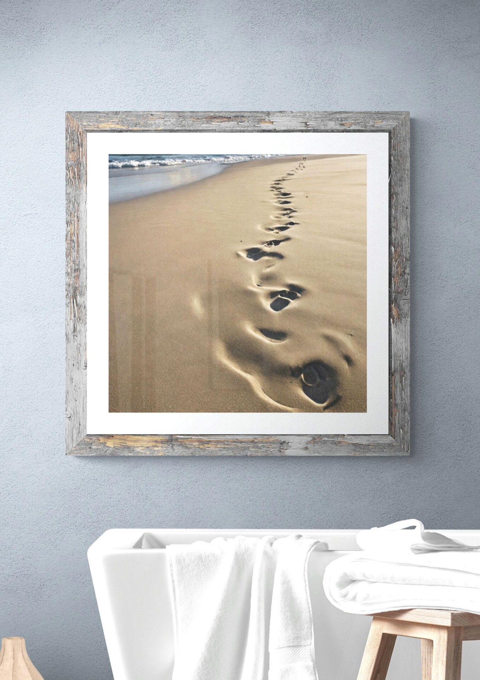 Printable Photo Art ~ Footprints in the Beach Sand ~ Digital Download ...