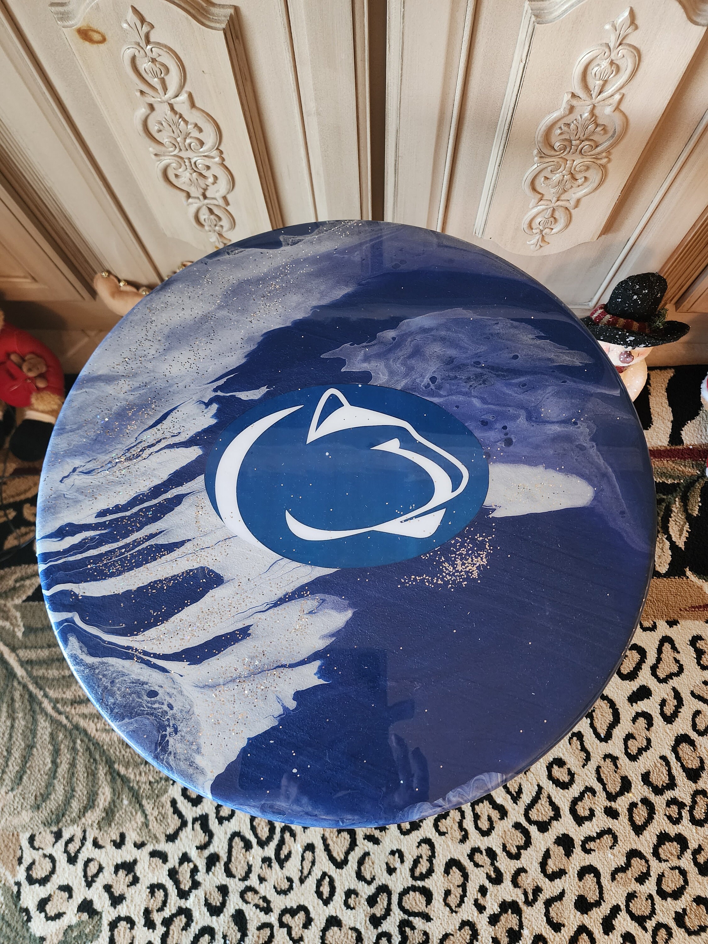 PENN STATE TABLE, Patio Table Sports Cocktails Man Cave Golf Side Table ...