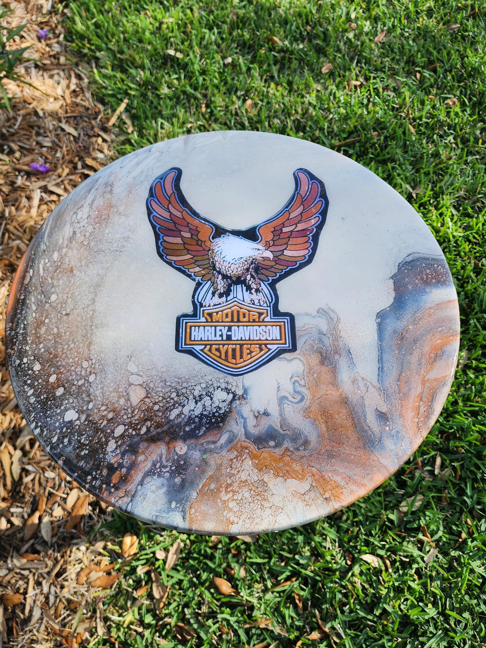 MOTORCYCLE RIDERS TABLE Side Table End Table Patio Table Bikers Gift - Etsy