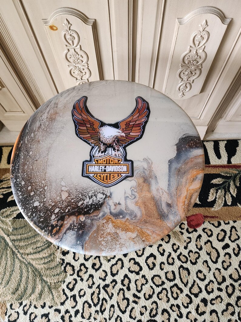 MOTORCYCLE RIDERS TABLE Side Table End Table Patio Table Bikers Gift - Etsy