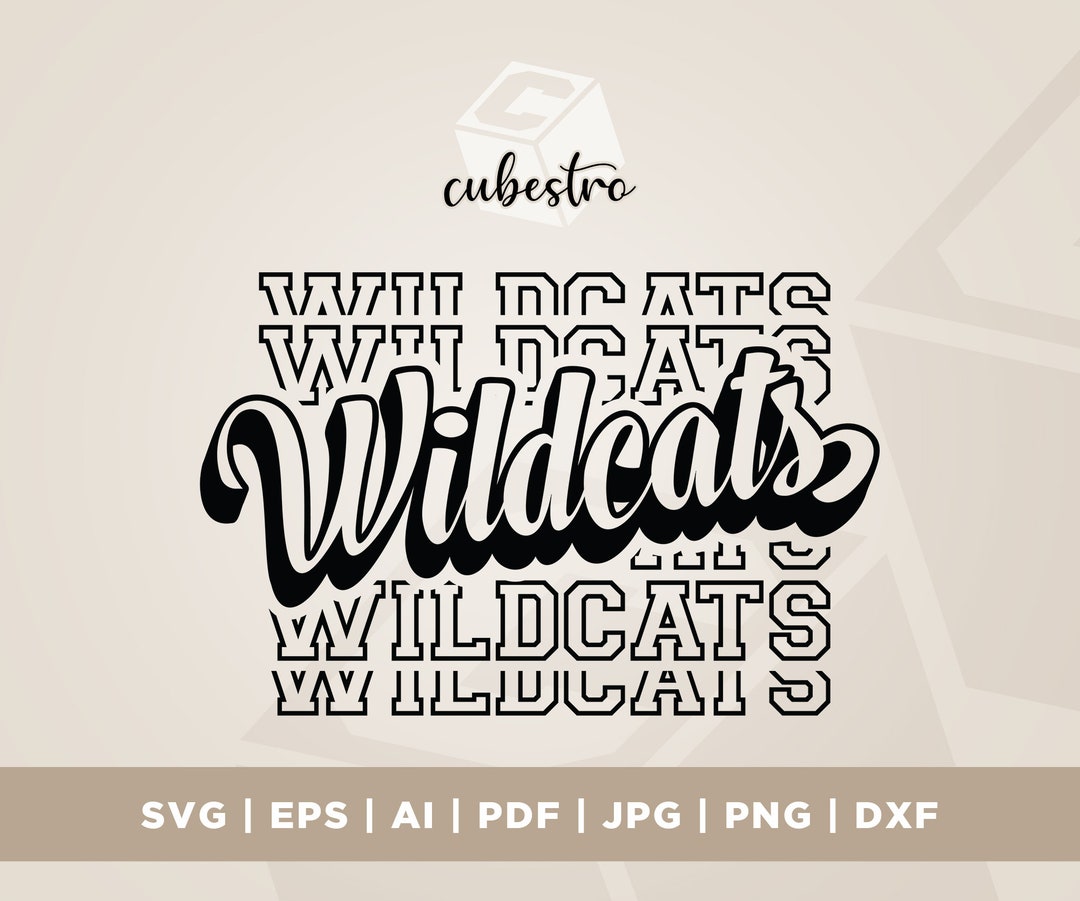 Wildcats Echo Svg, School Spirit, Cheer Svg, Football Baseball ...