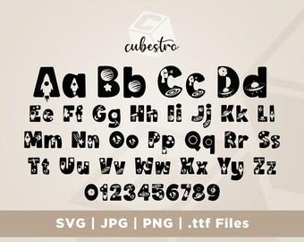 Space Alphabet SVG, Font SVG, Numbers, Letters, Spaceship, Astronaut ...