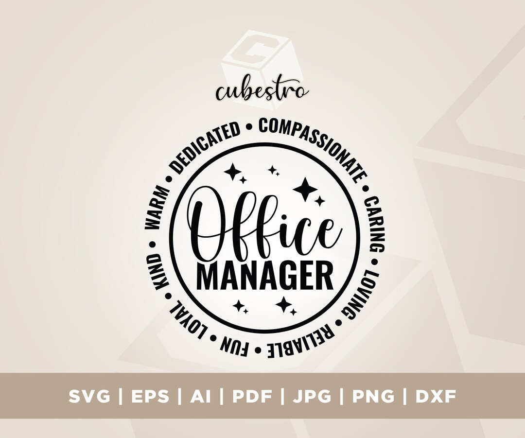 Office Manager Svg, Cricut, Png, Svg, Sublimation, Manager Shirt Design ...