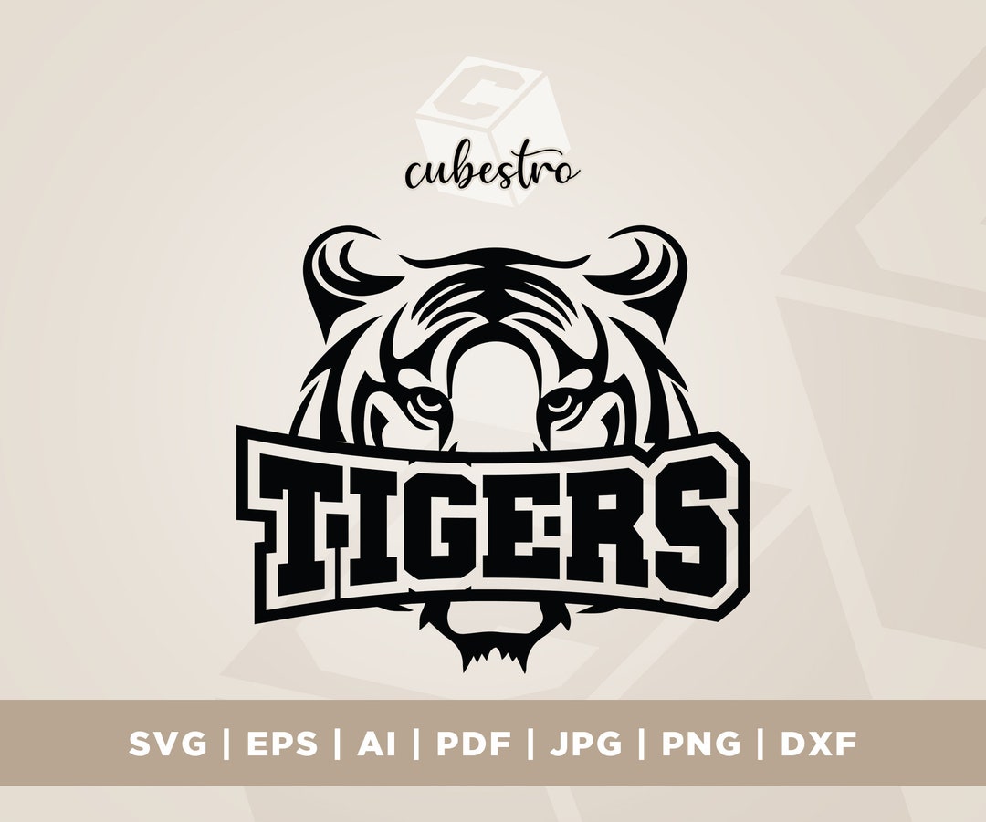 Tigers Svg, Tiger Svg, Tigers Mascot Svg, Tigers Sports Shirt, Cut File ...