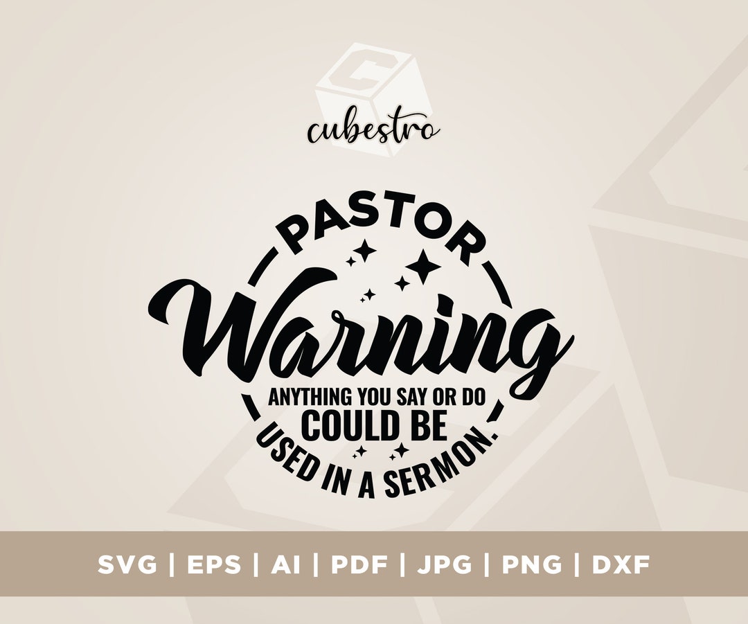Pastor Svg, Funny Pastor Svg, Sermon Svg, Christian Svg, Worship Svg ...