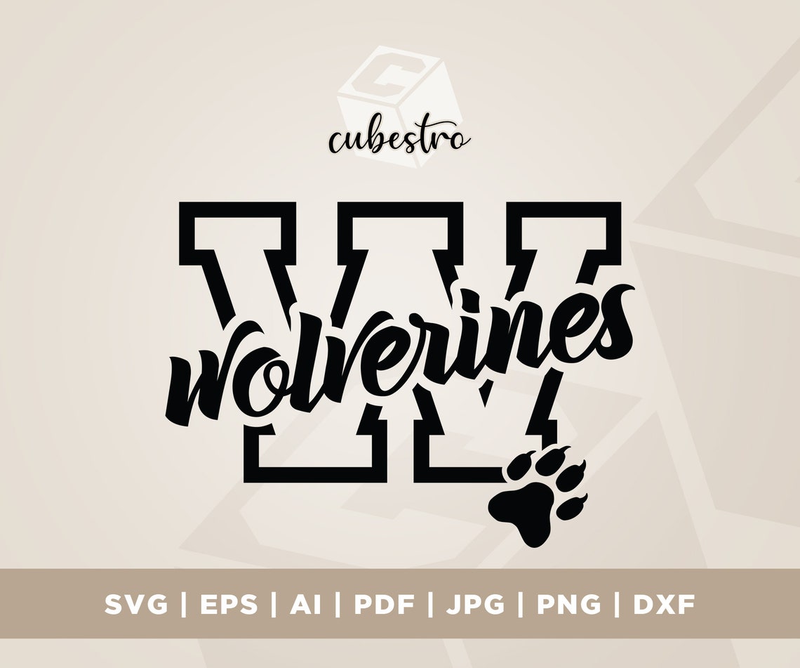 Wolverine SVG, Wolverines Soccer, Wolverines Basketball Svg, Png, Cut ...