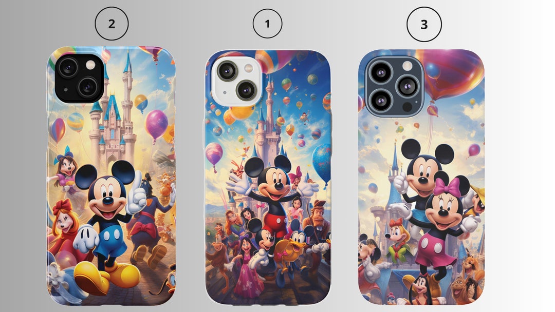 Mickey Mouse Phone Case Disney Phone Case Christmas Disney Gift Minnie ...