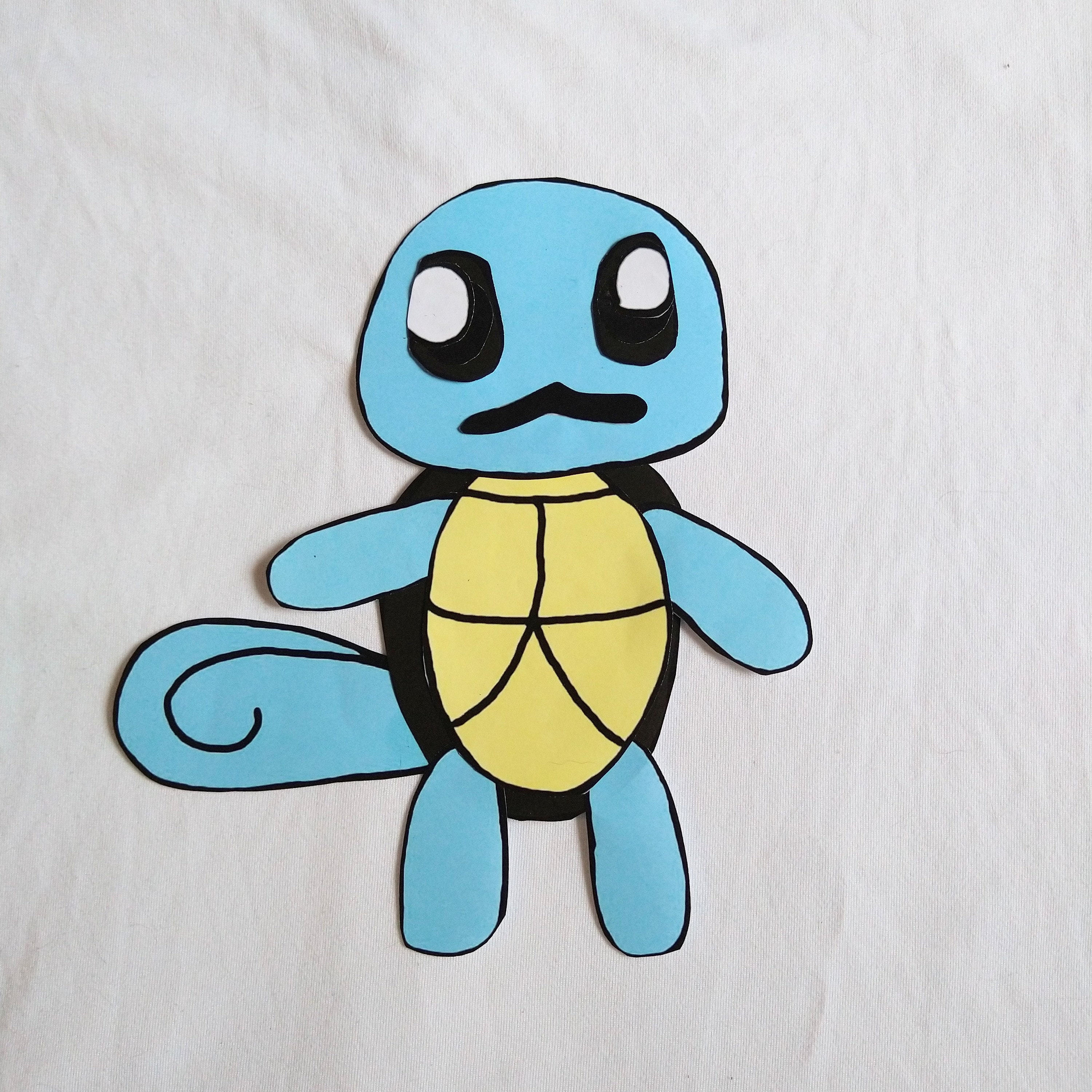 Pokémon Squirtle Paper-craft Party Decor Cutout Template - Etsy