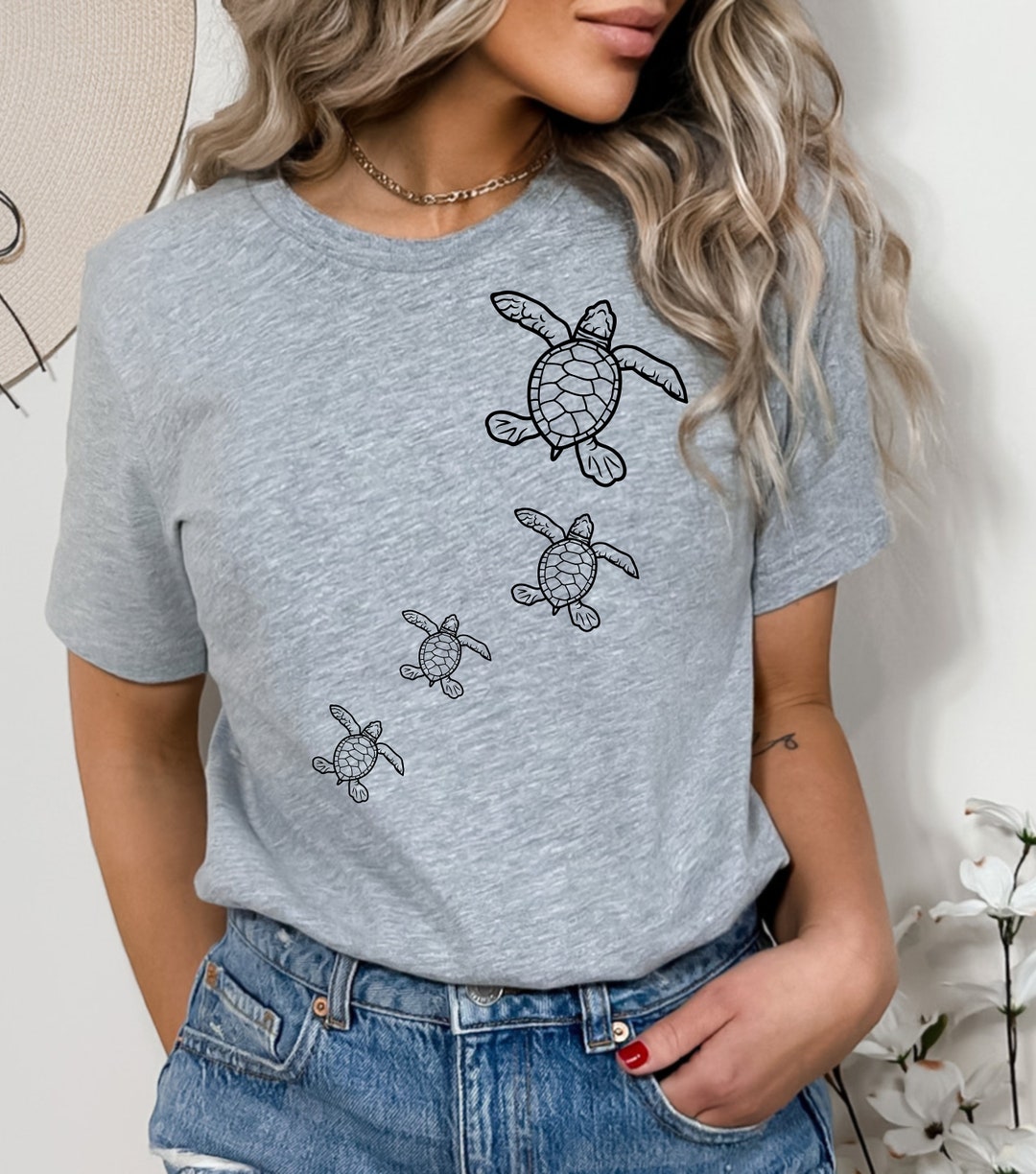 Sea Turtle Shirt, Save the Turtles, Beach Tee, Marine Biology Shirt ...