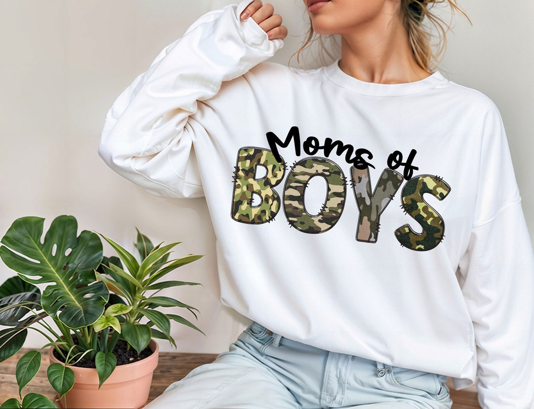 Moms of Boys PNG I Camouflage Mom PNG I Mother's Day Png I Camouflage ...