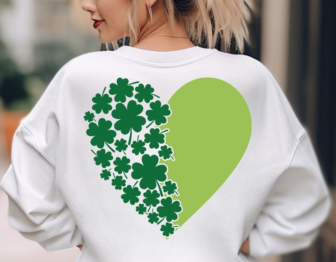 St Patrick's Heart PNG I Lucky Heart PNG I St Patrick's Sublimation I ...