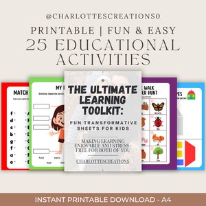 The Ultimate Learning Toolkit for Children: 25 Educational Printables ...