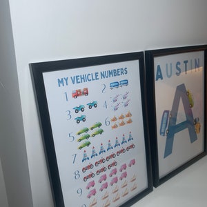 Car Vehicle Transport Childrens Room Decor Nursery Decor, Wall Prints ...