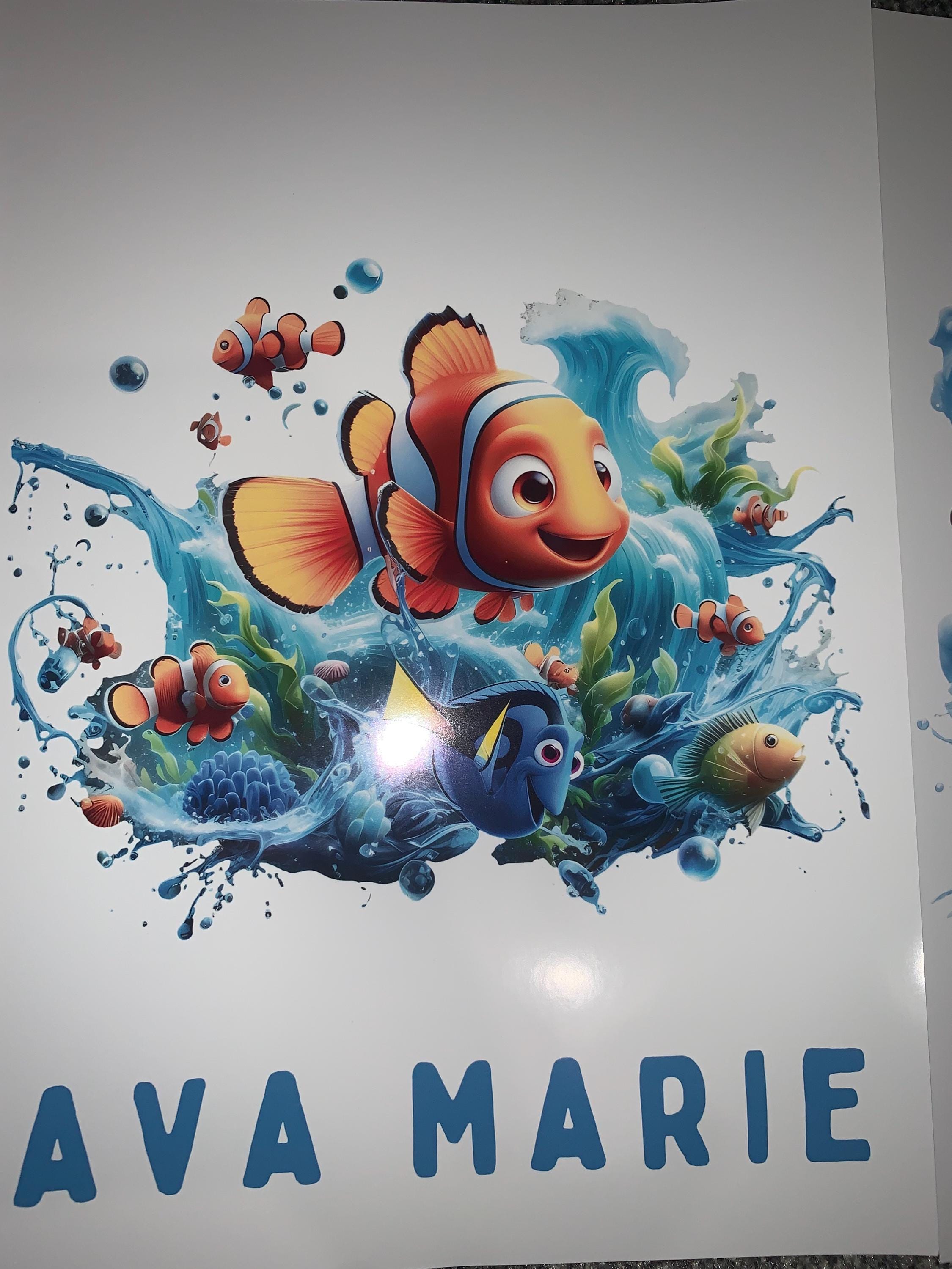 Finding Nemo, Dory Posters, Prints Personalised, Kids Bedroom Decor ...