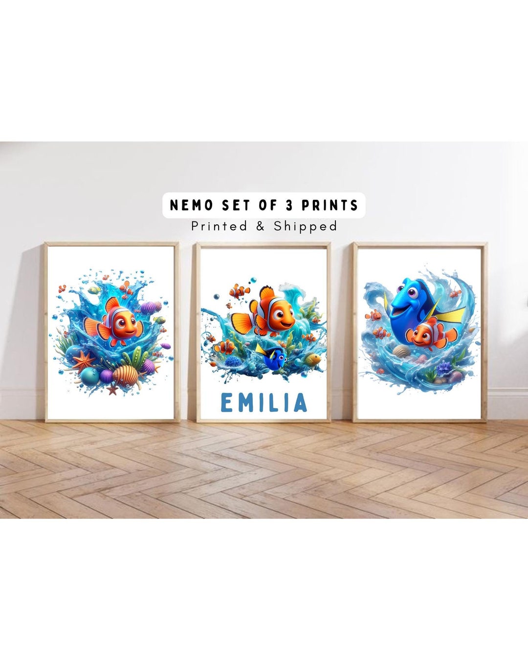 Finding Nemo, Dory Posters, Prints Personalised, Kids Bedroom Decor ...