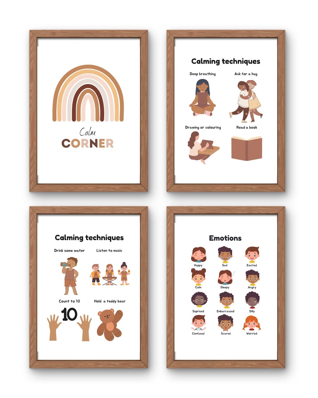 Calm Corner Bundle Digital Download Montessori Classroom - Etsy